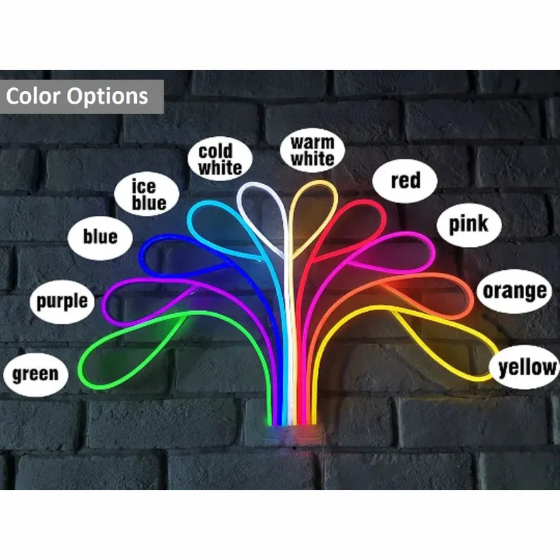 Neon Sign Wall Decor Led Wedding Sign Led Neon Logo Home Decor Neon ...