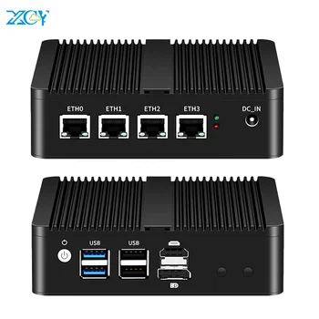 Quad Core N100 Pfsense Firewall Pc Router Ddr5 4lan 2.5g Intel I225v ...