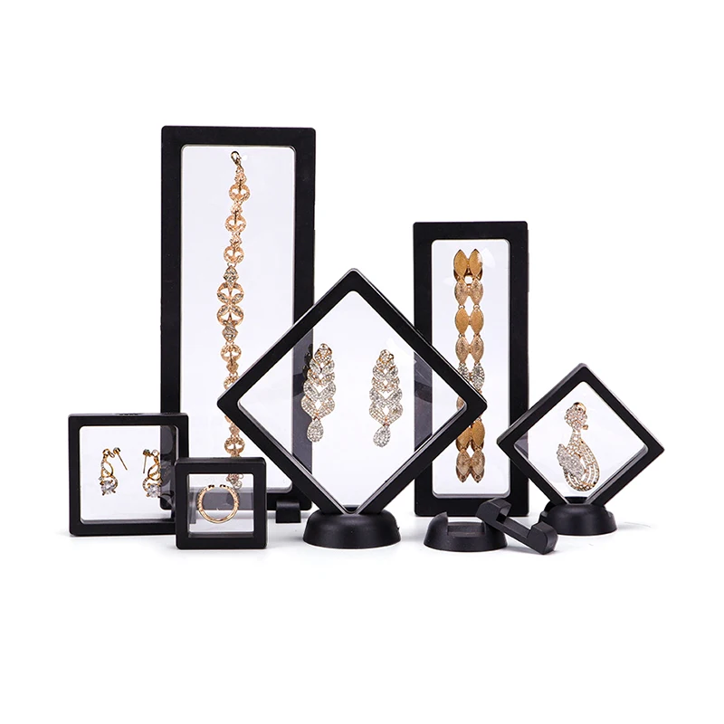 Romi Custom 3D Membrane Clear Transparent Floating Frame Packaging Case ...