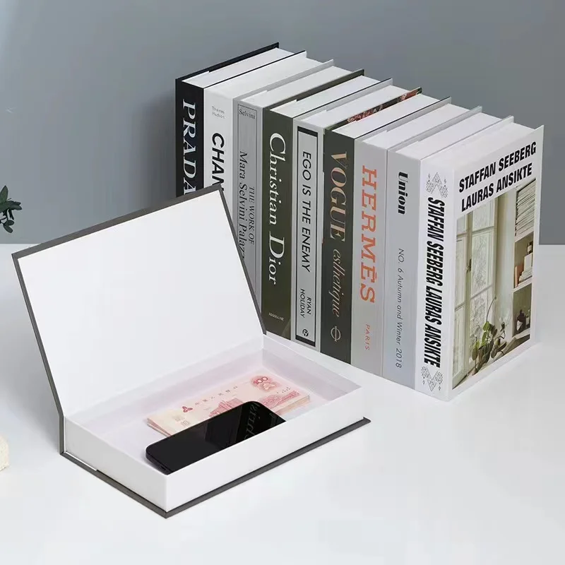 Fashion Luxury Decoration Fake Book Box Can Be Opened Home Living Room ...