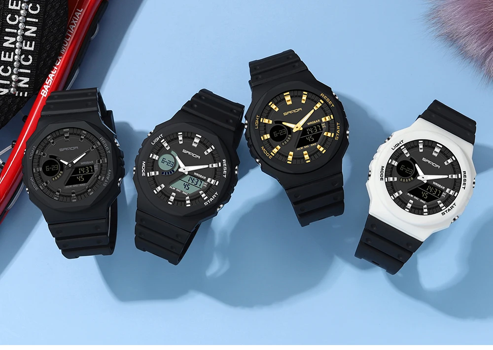 SANDA 6016 Men's Watch - Waterproof Quartz Fashion Timepiece