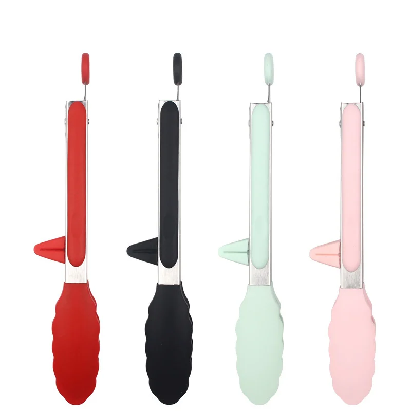 Silicone Tong Built In Stand 9 Inch Or 12 Inch Salad,Cooking And Bbq ...