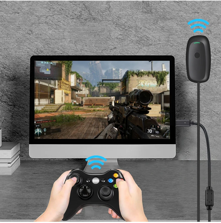 Receptor Par Xbox360 Controller Usb Wireless Pc Gaming Receiver Adapter ...