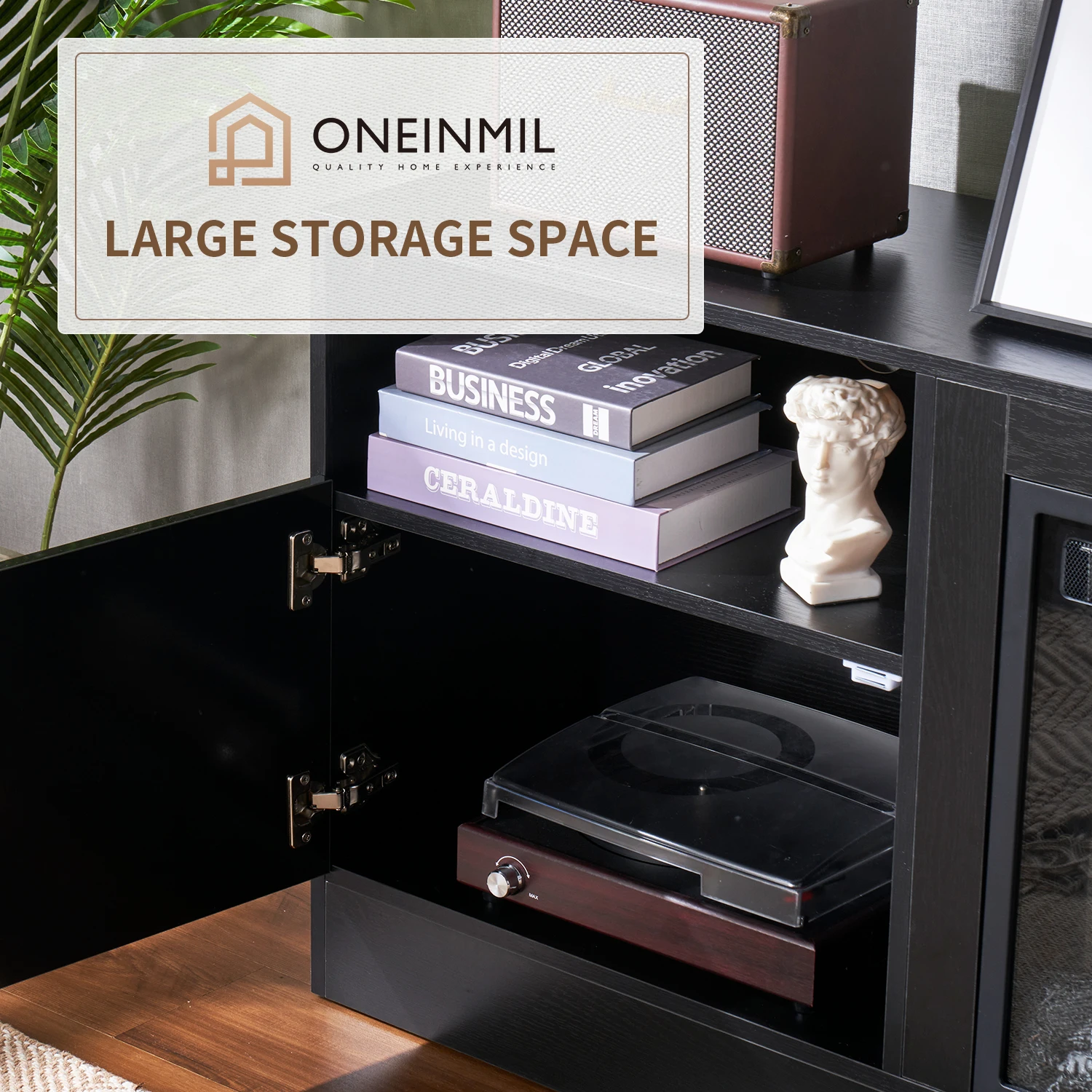 Modern Tv Media Cabinet Tv Unit Storage Organizer Display Stand Living ...