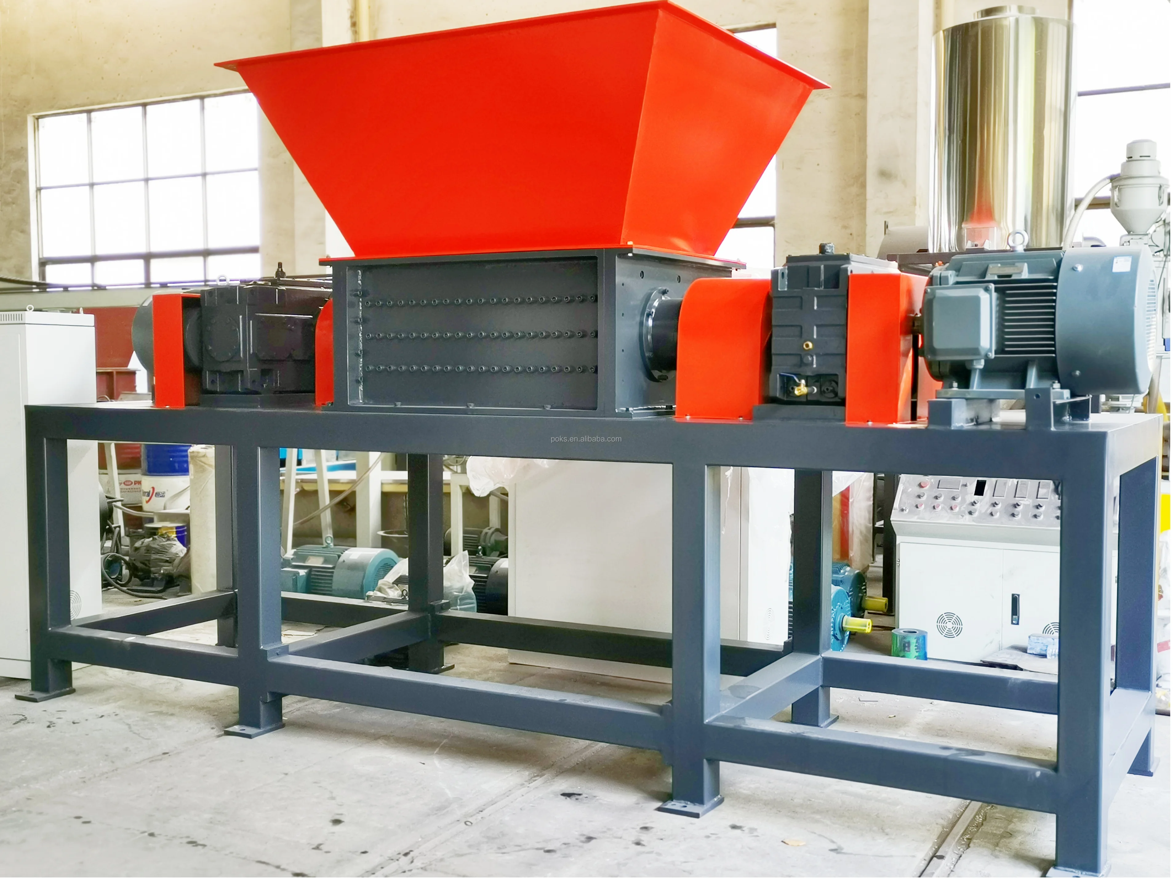 Industrial Large and Small Shredder Metal Plastic Scrap Iron Kitchen ...