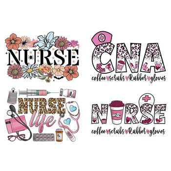 Heat Transfer Custom Nurse Life Stickers Screen Print Heat Press Iron ...