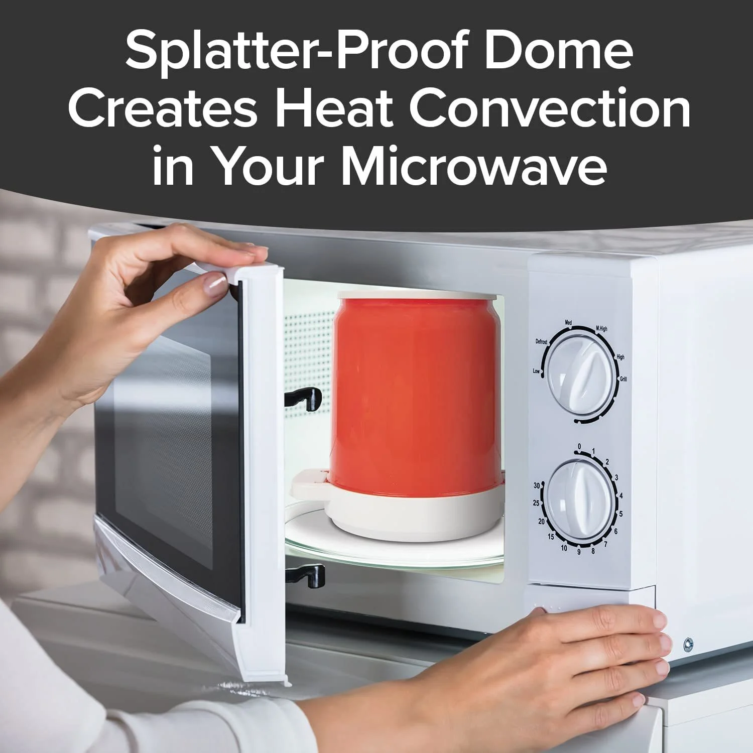 Healthy Microwave Oven Bacon Cooker Rack - Splatter-proof