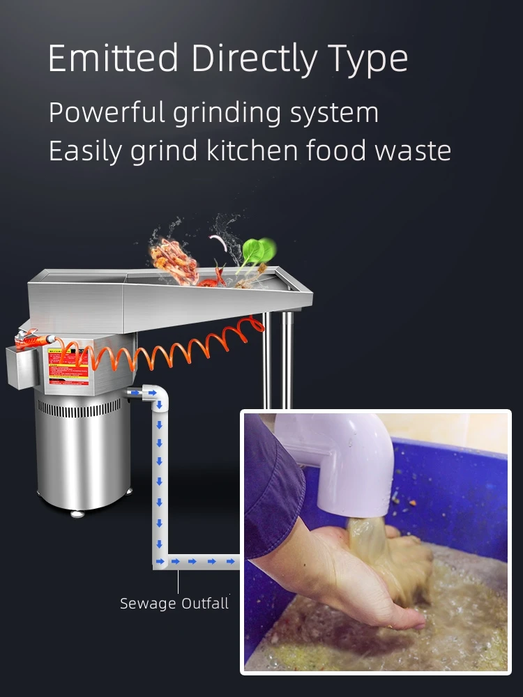 Commercial Kitchen Food Waste Disposer - Efficient & Durable