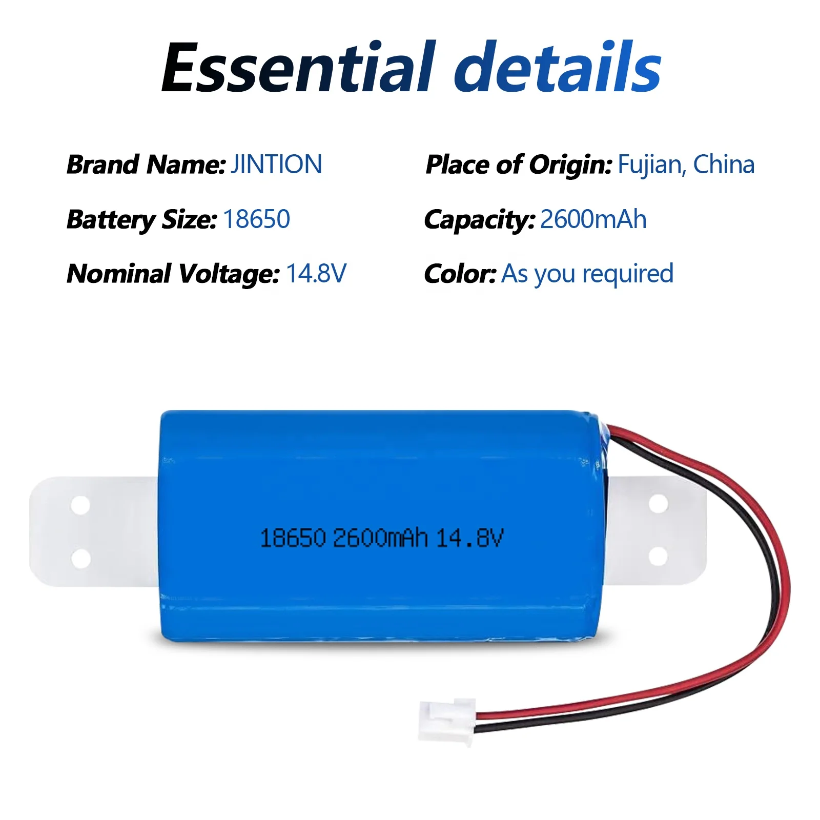 18650 2600mah 14.8v Cell Lithium Lithium Ion Batteries 3.7v 18650 ...