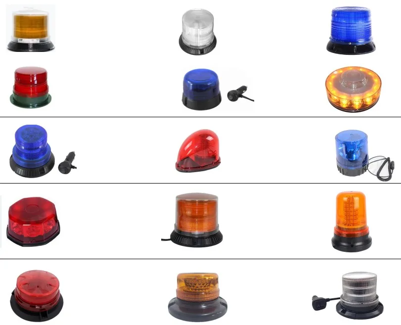12v 24v Ambulance Vehicle Fire Fighter Led Red Blue Amber Beacon ...
