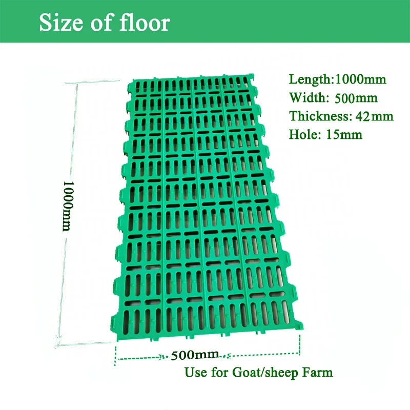 Plastic Slatted Floor for Livestock Farm - Durable & Hygienic