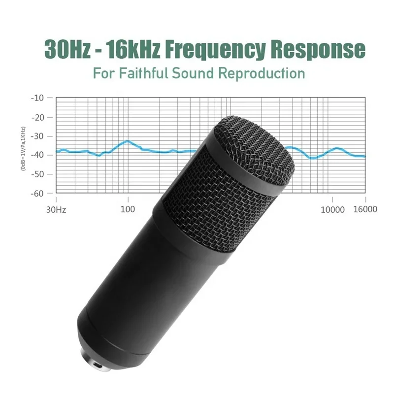 192khz 24bit Sampling Rate Usb Microphone Set Youtube Podcast Recording ...