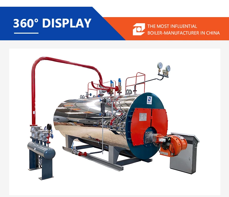 Wns Series 200kw Diesel Steam Generator Natural Circulation Steam ...