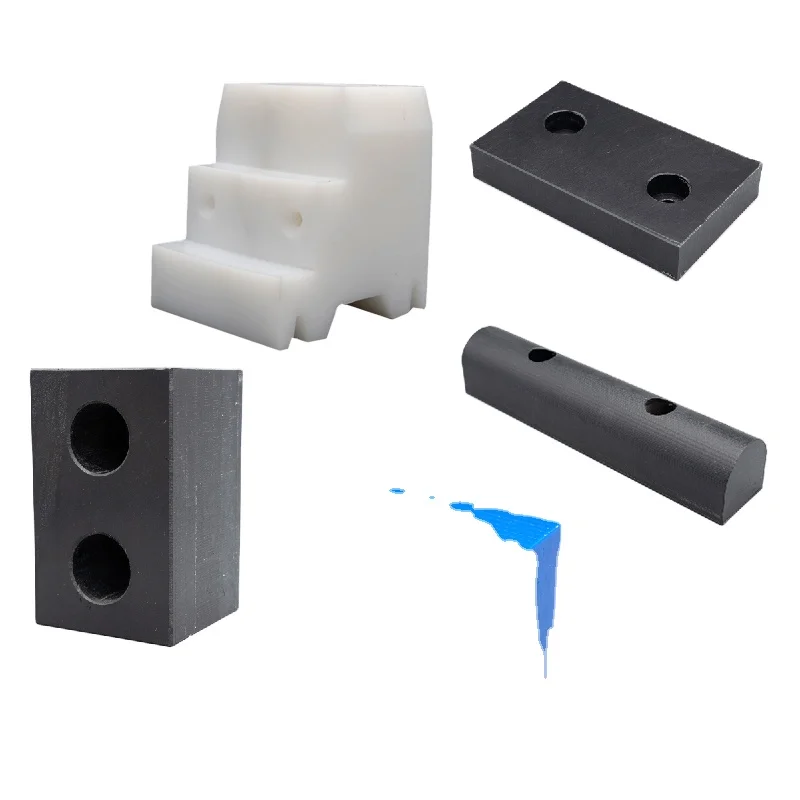 Plastic T Shaped Flexible Edge Strip Conveyor Impact Bar Uhmwpe Track ...