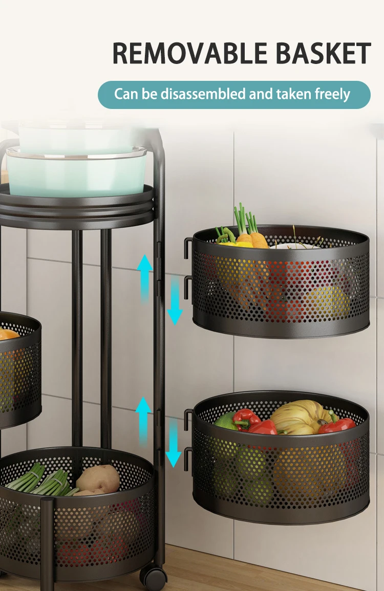 Double Layer Vegetable Storage Rack - Efficient Kitchen Organization