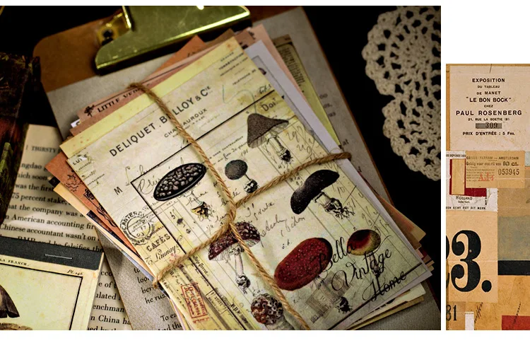 Retro Paper Memo Pads Vintage Memo Pad Student Stationery Memo Pad 60 ...