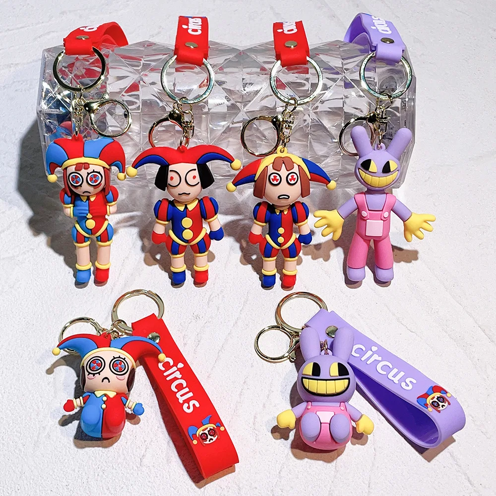 The Amazing Digital Circus Pvc Key Chain Toy Magic Digital Circus Key ...