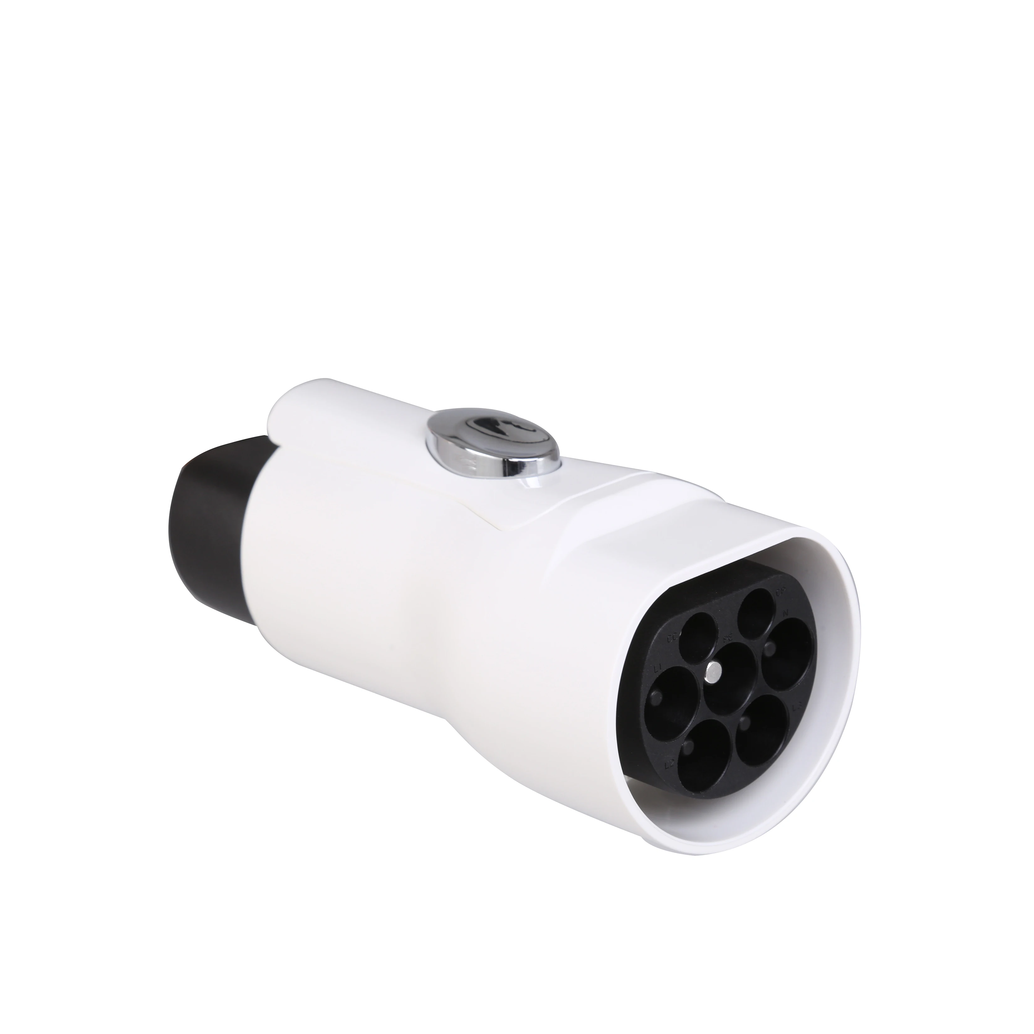 16A 32A 380V AC EV Adapter Type 2 Socket Convert to GBT Male Plug for ...