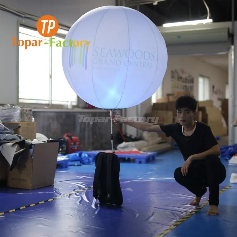 Topar-inflatable Outdoor Nightlight Mobile Led Lighted Walking ...