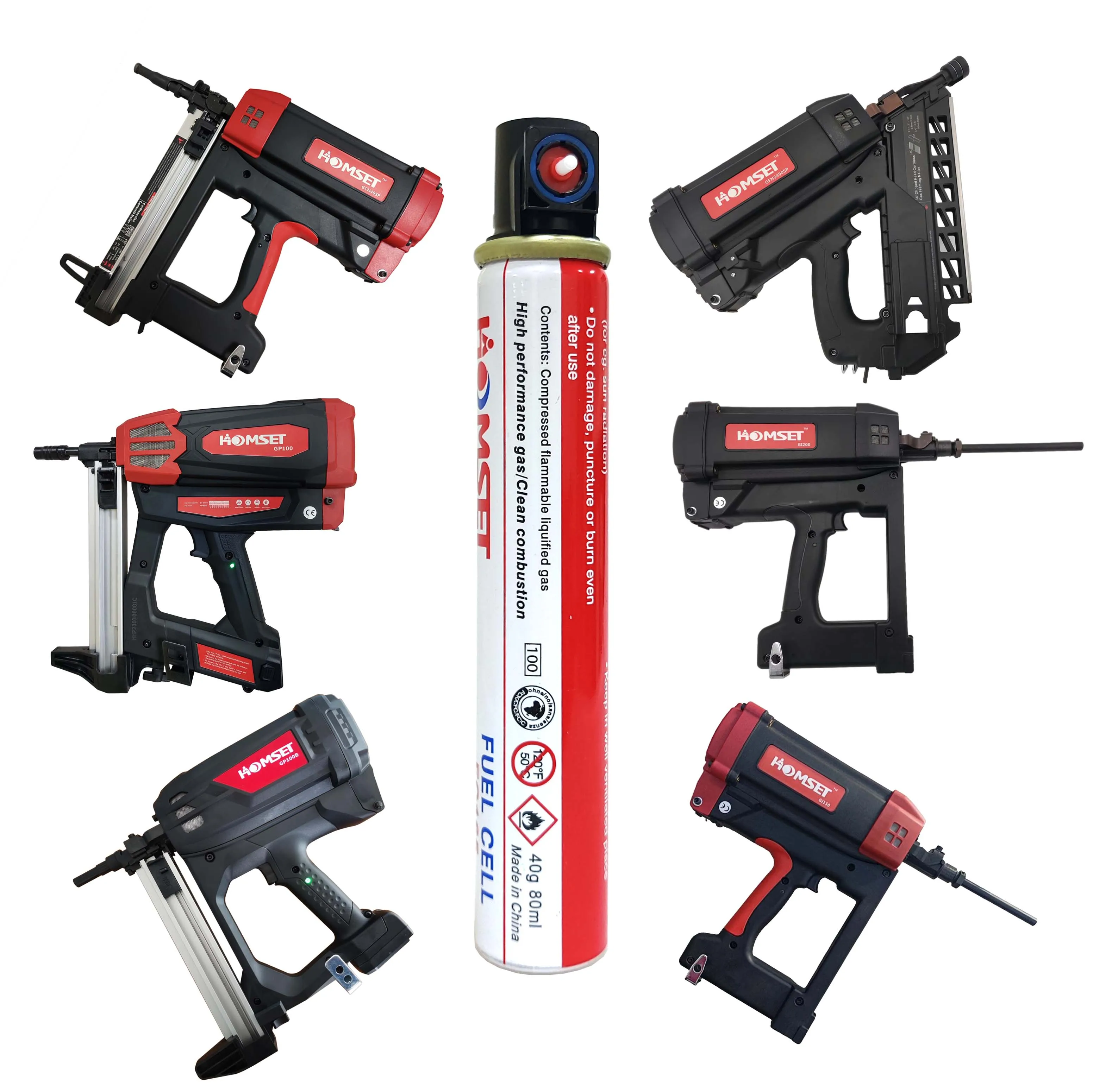 2023 Oem Strong Concrete Gas Nailer Homset Gp100 Nail Gun - Buy Gas ...