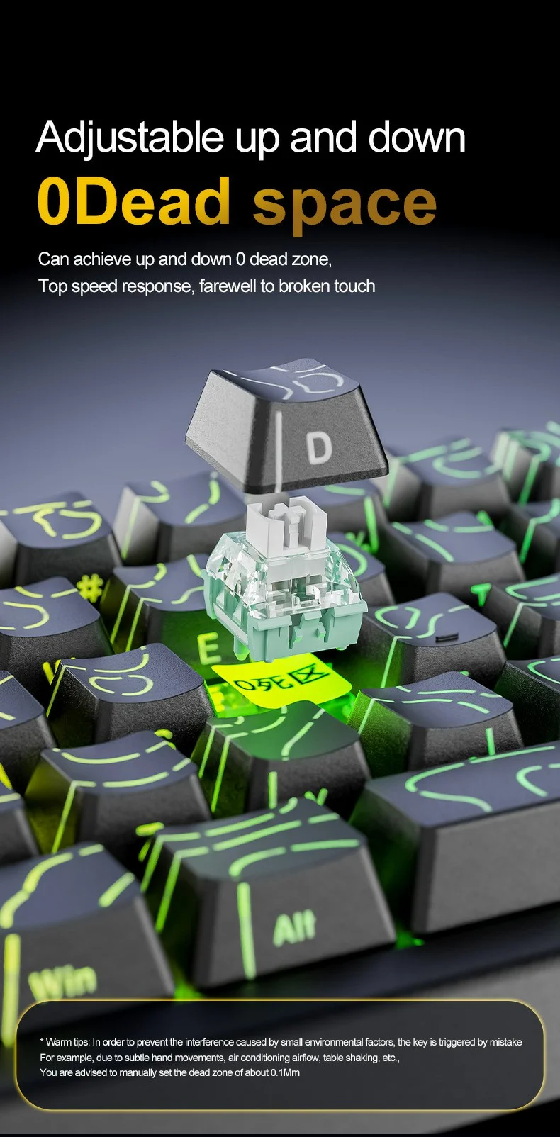 Attack Shark X68HE Wired Mechanical Keyboard - Gaming Mag Switch