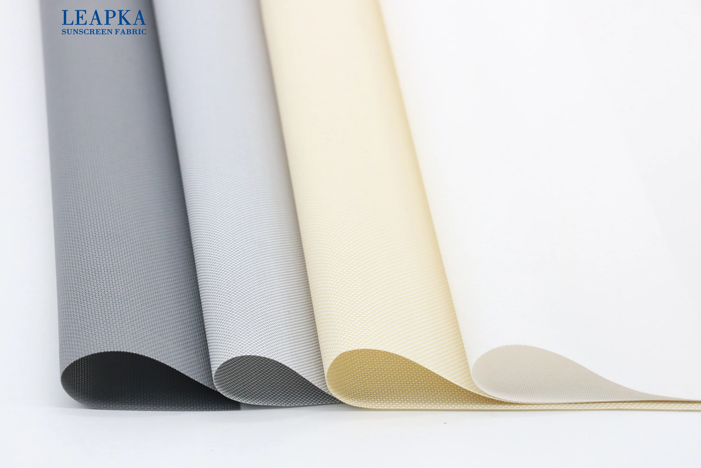 Leap Factory PVC Coated Polyester Mesh Roller Blinds