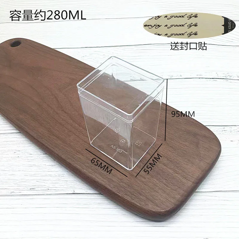 Wholesale Transparent Round Plastic Dessert Boxes Custom Recyclable ...