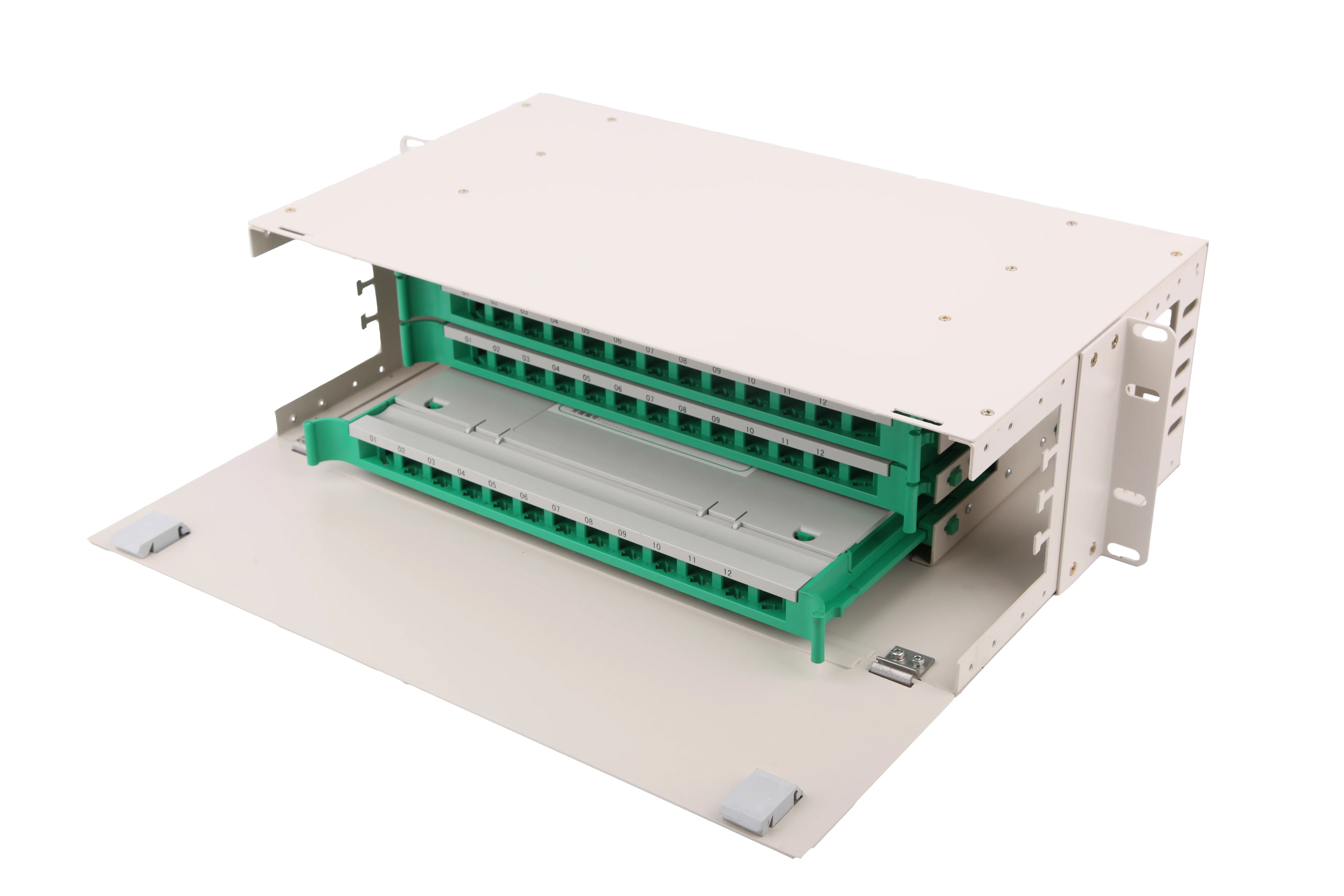 SC ST FC Sliding Type Fiber ODF - 24 Core Telecommunication