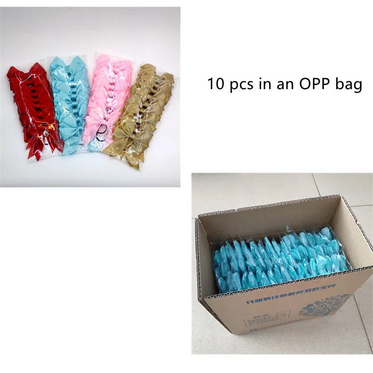 Customize Pre Tied Elastic Black Grosgrain Ribbon Bow For Perfume And ...