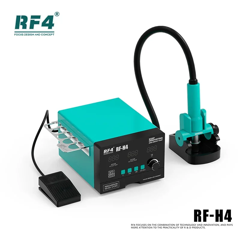 800W/1200W High Power LCD Display RF4 Hot Air Tool for BGA Rework