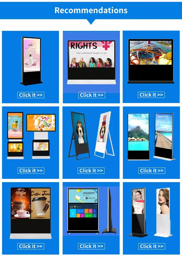 Best Selling Floor Standing Digital Signage 32 43 49 55 65 Inch ...