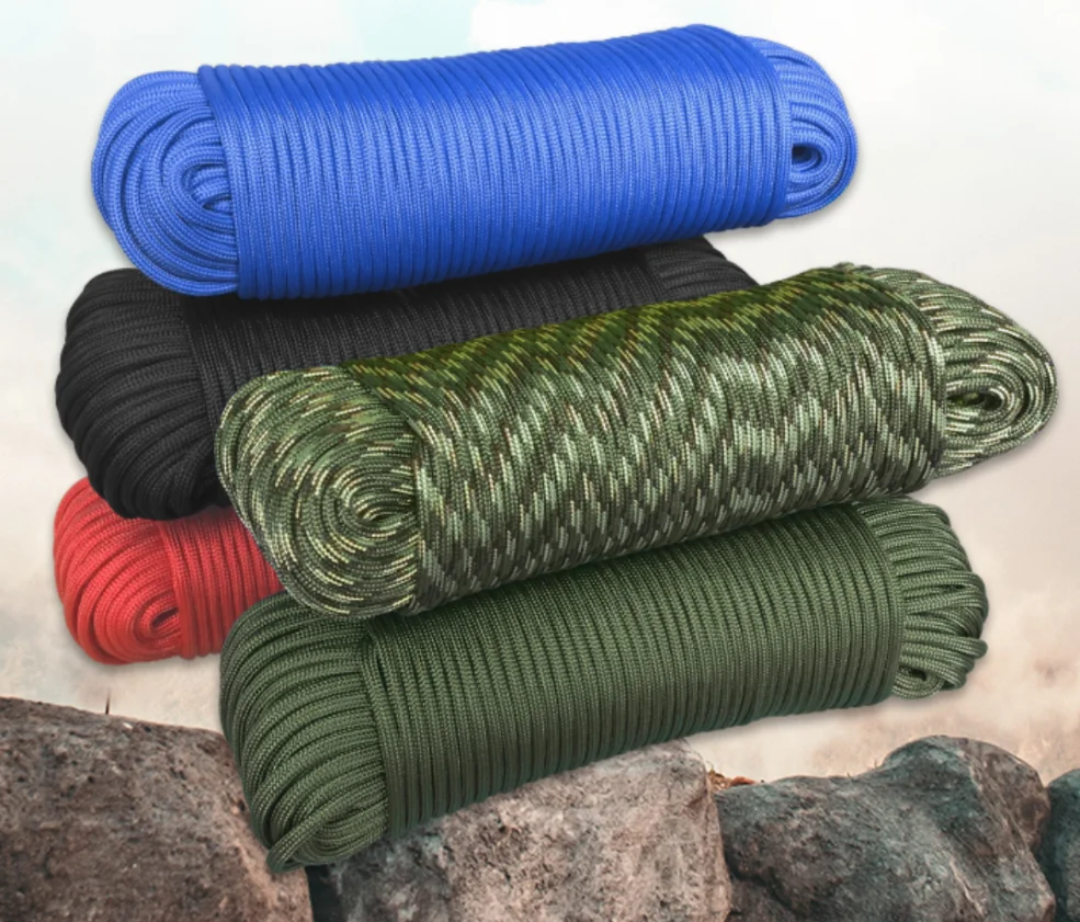 50+ Colors of Heavy Duty Paracord - 750lb Breaking Strength