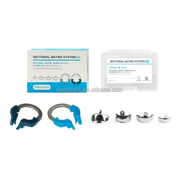 Dental Sectional Matrix System C2 With Matrix Bands M4 And Clamps R6 1. ...