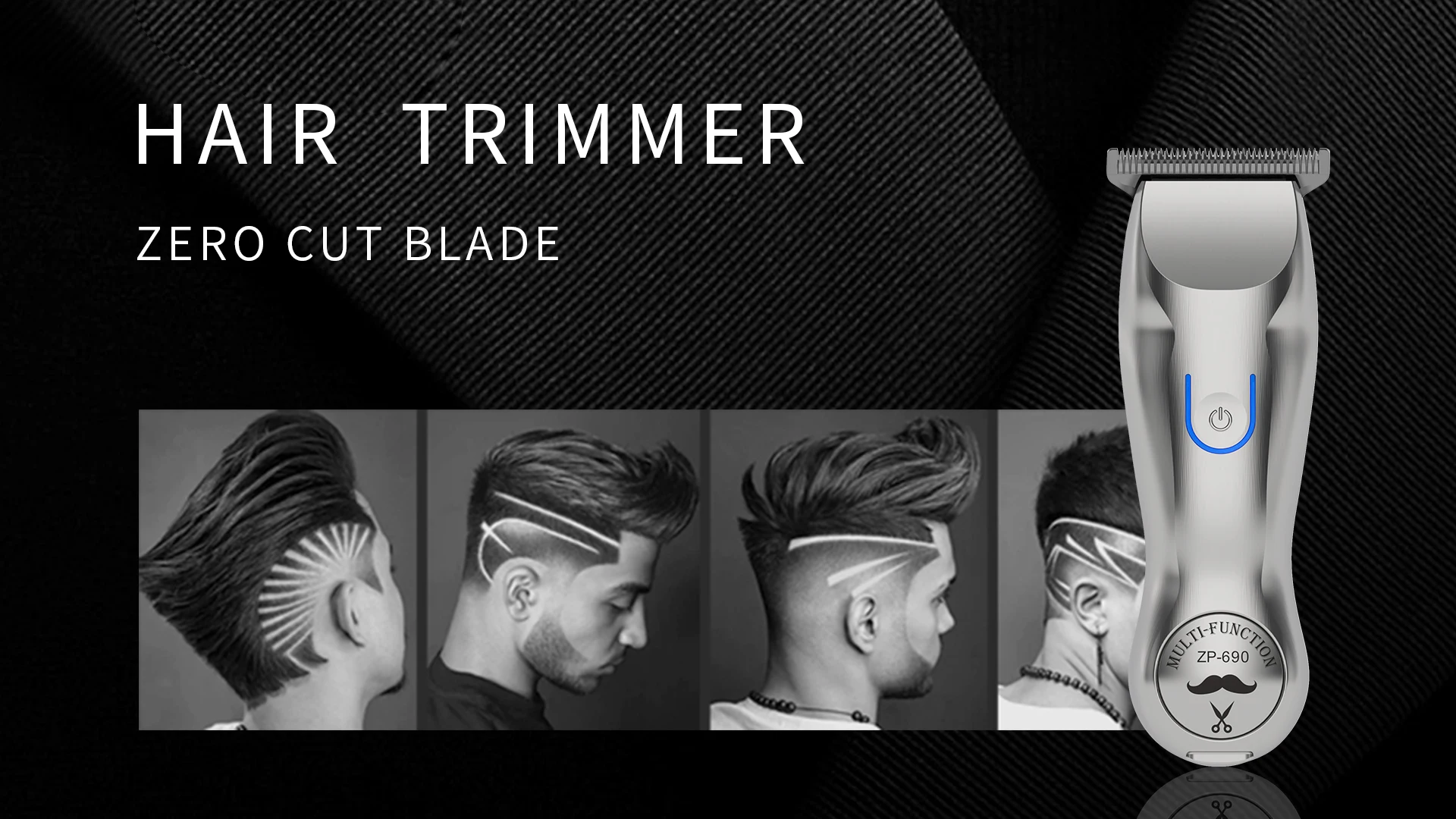 Electric Mini Rechargeable Hair Salon Barber Shop Clipper Cordless ...