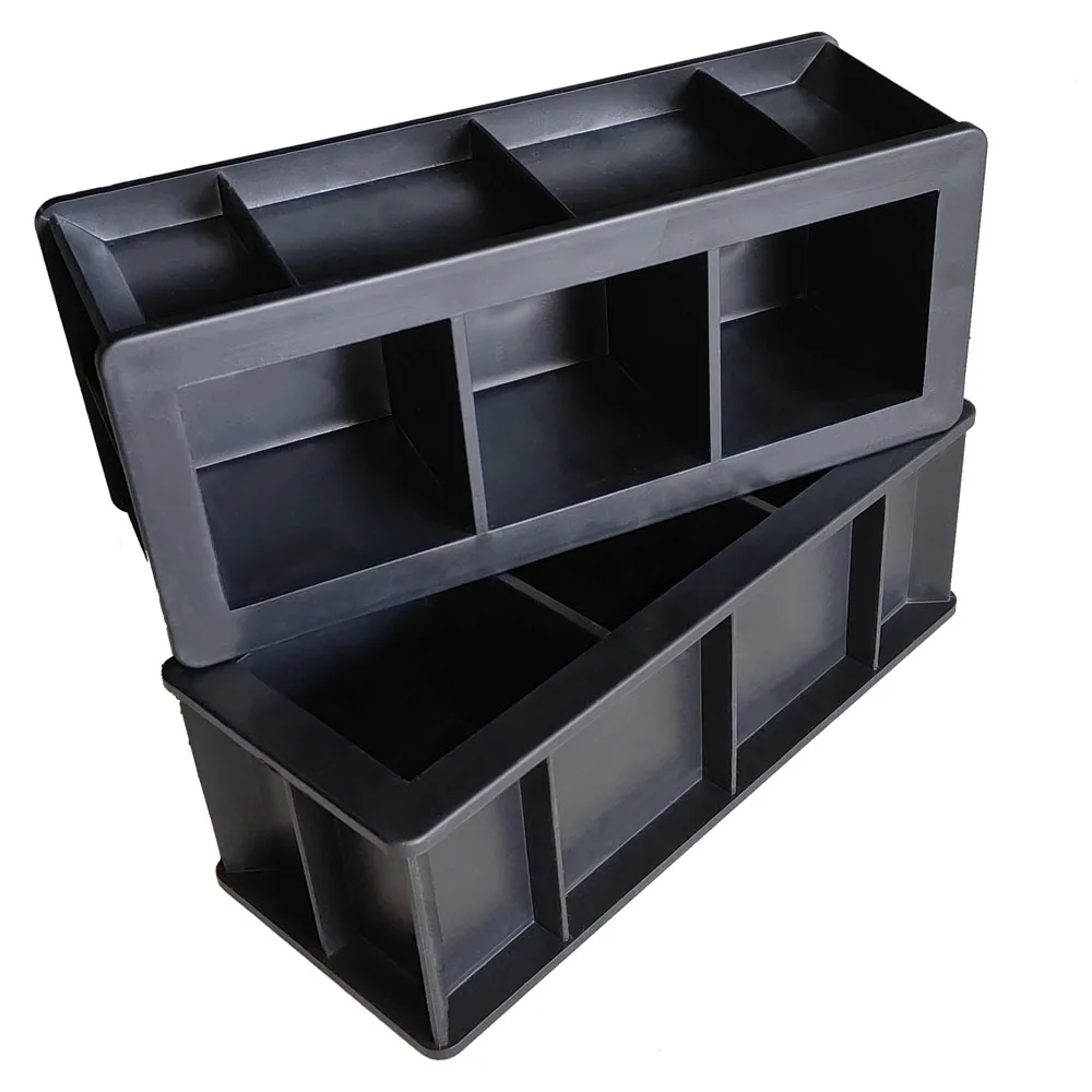 70.7x70.7x70.7mm Plastic Concrete Cube Test Mould Cement Concrete Mold ...
