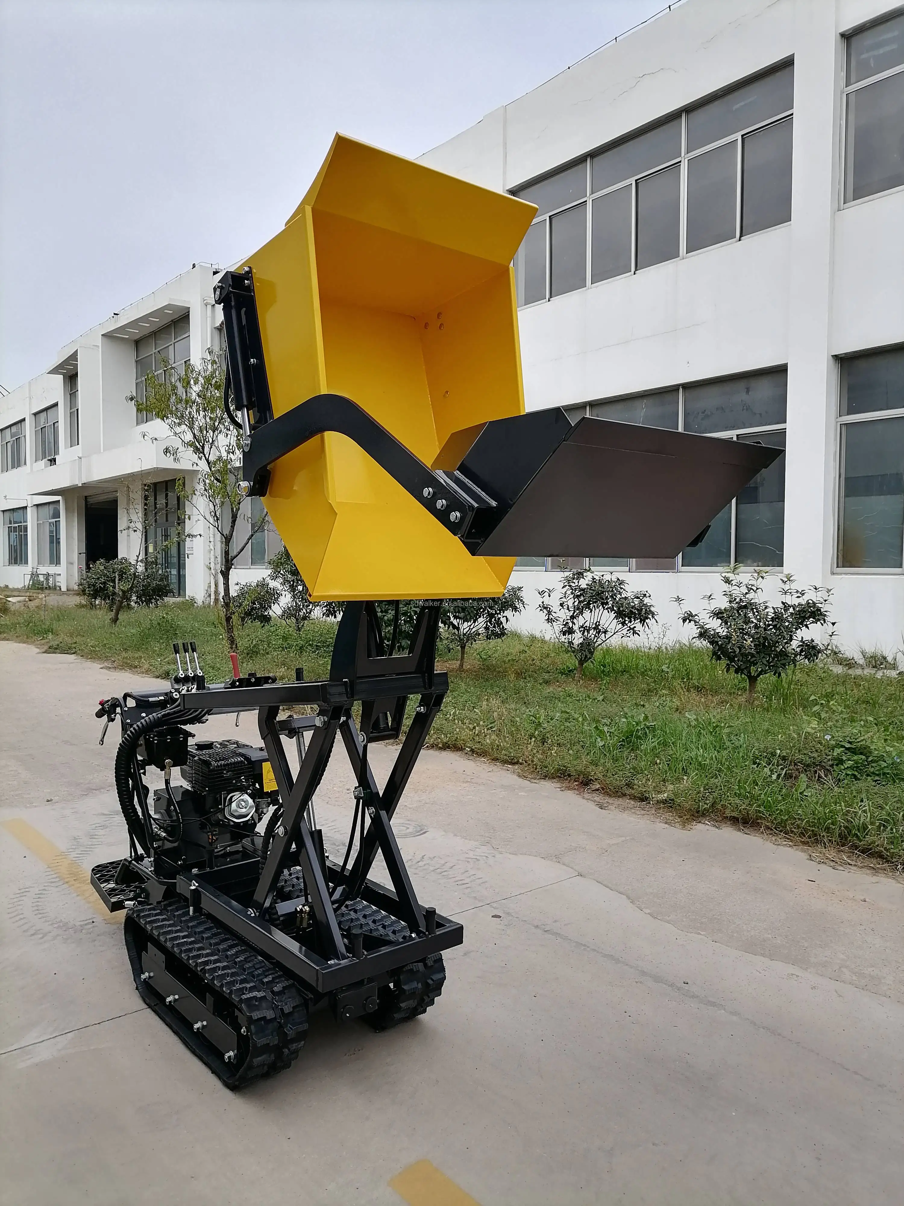 Mini Transporter Self Loading 500kg Mini Dumper Crawler Mini Dumper ...