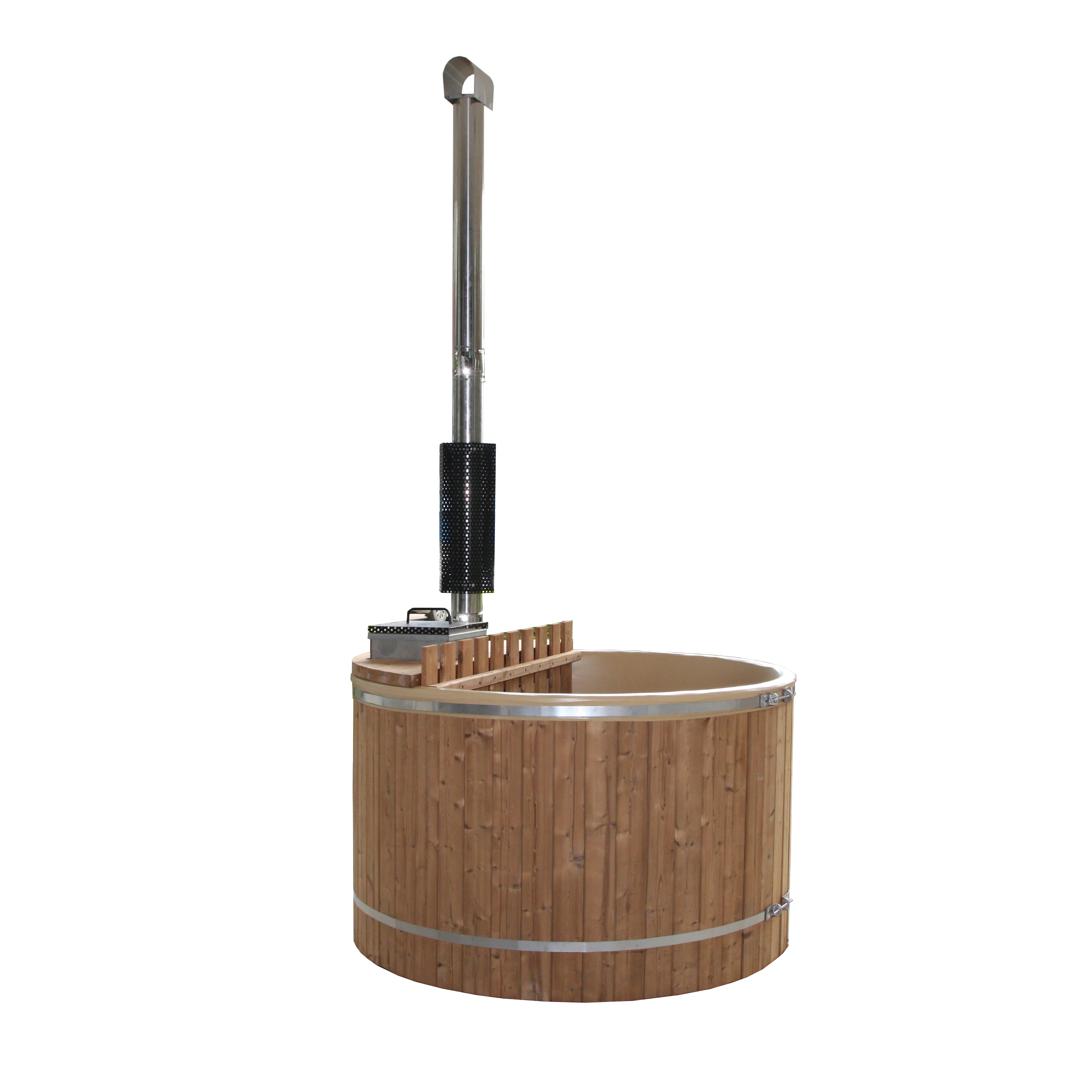 Red Cedar Outdoor Hot SPA - Wood Fired for 6 Persons