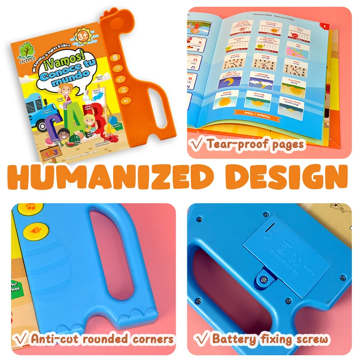 Espanol Spanish Electronic Book Libro Juguetes Educativos Didactico ...