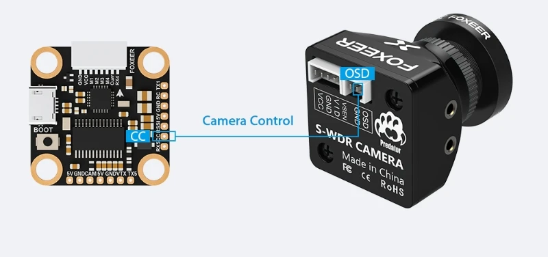 Foxeer F722 V4 Mini Flight Controller for FPV Racing Drones