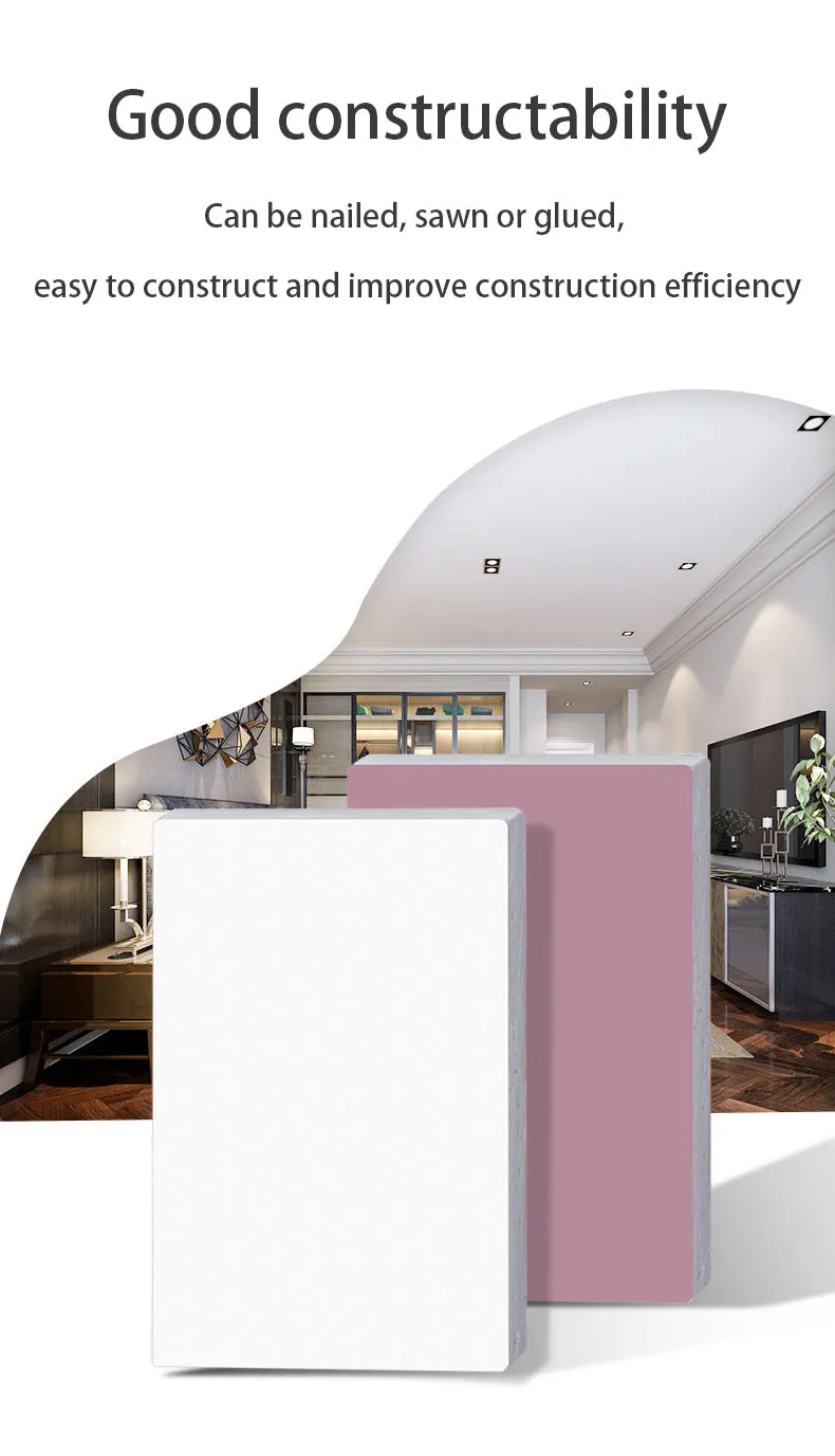 Best-seller Moisture Resistant Gypsum Board - Waterproof Plasterboards
