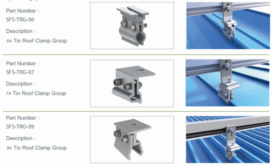 Standing Seam Tin Roof Clamp - Durable Metal Roof Panels