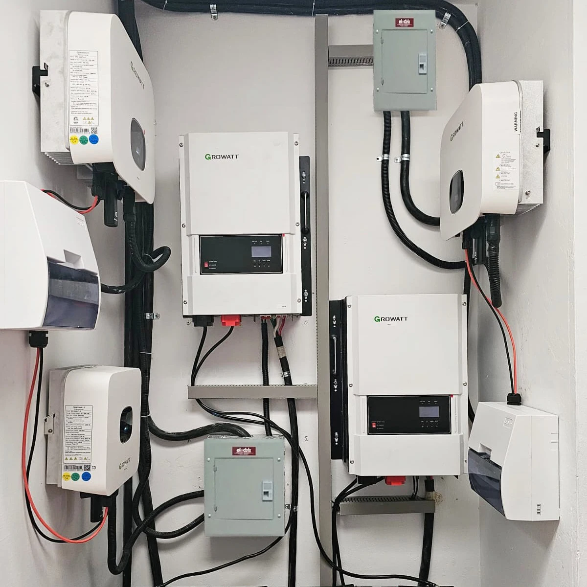 Growatt Hybrid Inverter 48v 10kw Split Phase Transformer 120 to 240v ...