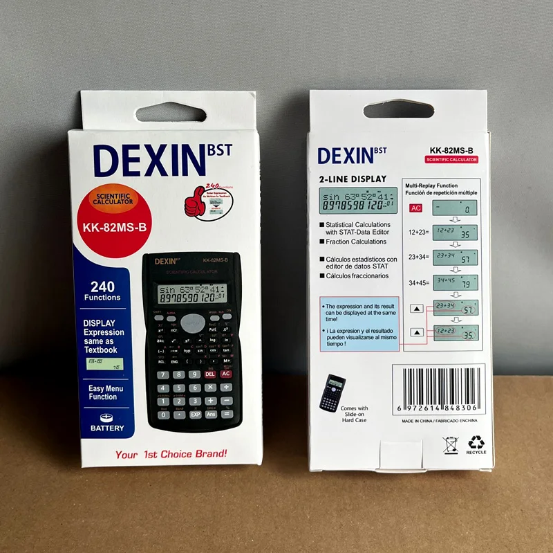Dexin School Examination 12 Digits 240 Functions Student Calculator ...