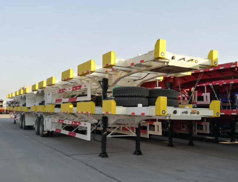 Cimc Huajun 45ft Terminal Trailer To Transport 45ft,40ft,20ft Container ...