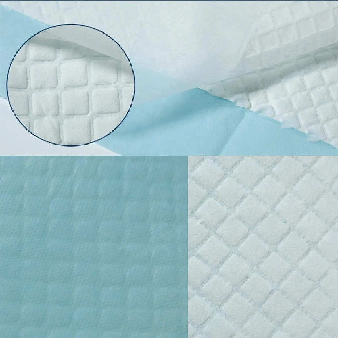 OEM Hospital Adult Disposable Fluff Pulp Material Incontinence Under ...
