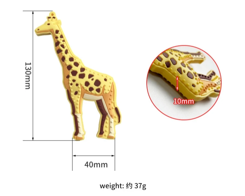 New Baby Giraffe Teether Massaging Bpa Free Baby Teether Food Grade ...