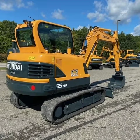 used crawler mini excavator hyundai mini wheel excavator r60 w7 used ...