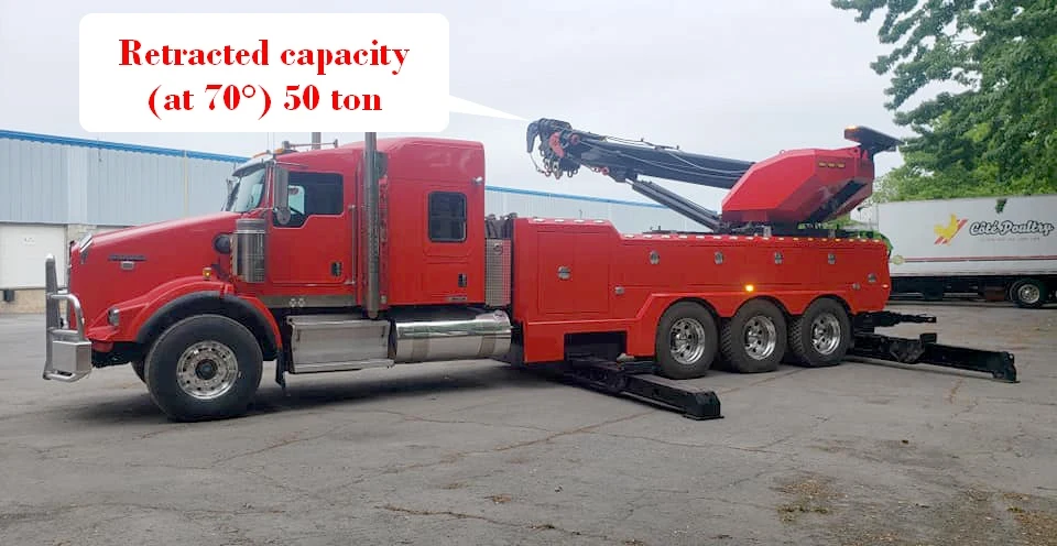 Metro 50 Ton Rotator Tow Truck for Sale - Manual Transmission
