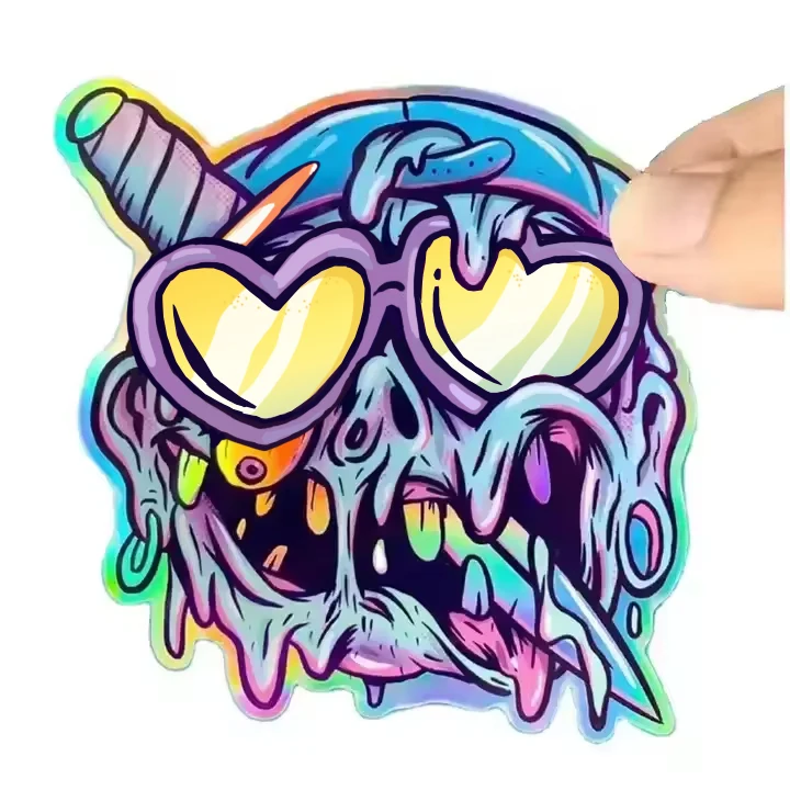 Low Moq Custom Stickers Print Adhesive Vinyl Pvc Logo Die Cut Sticker ...