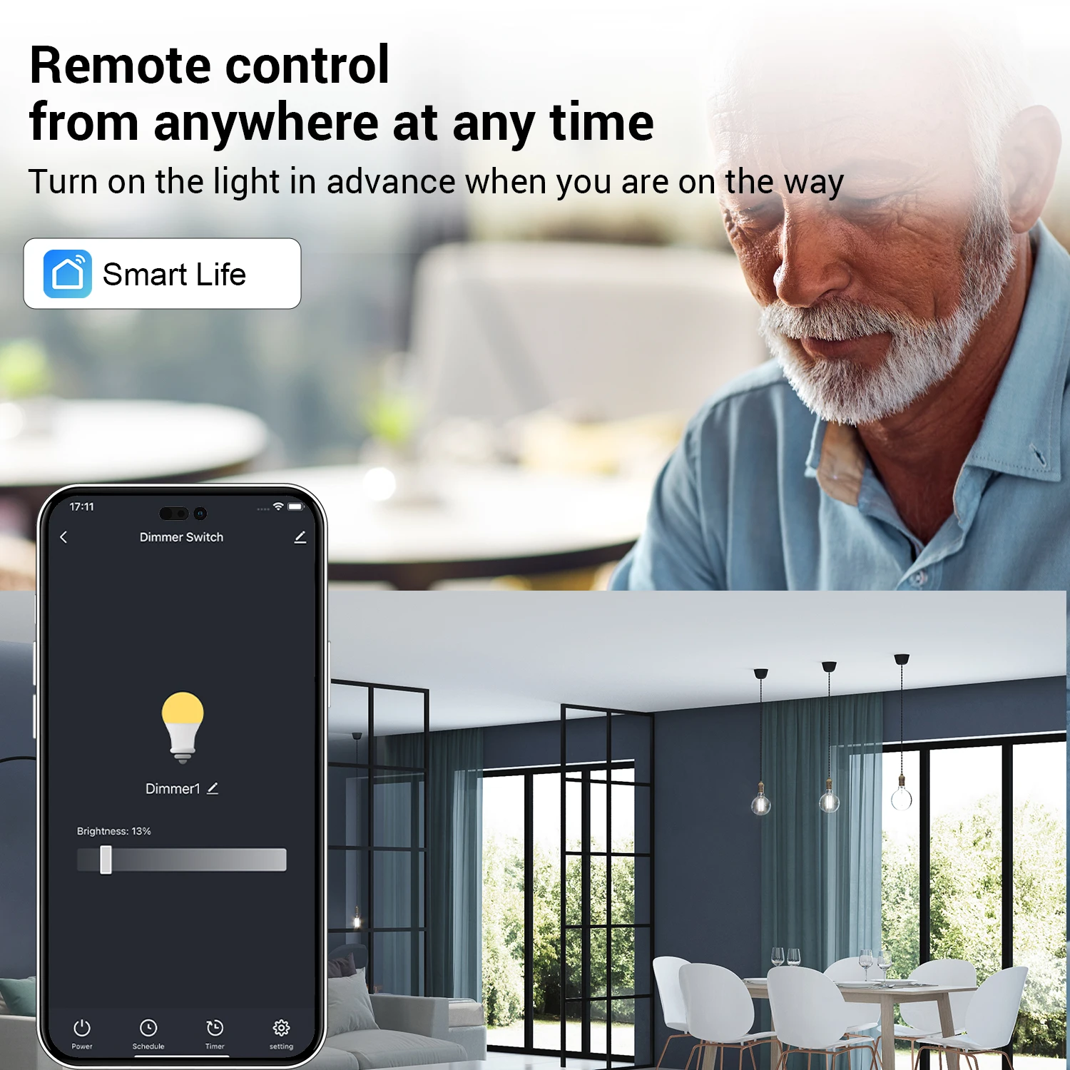 Tuya Matter Smart Switch Controller - US Wifi Dimmer